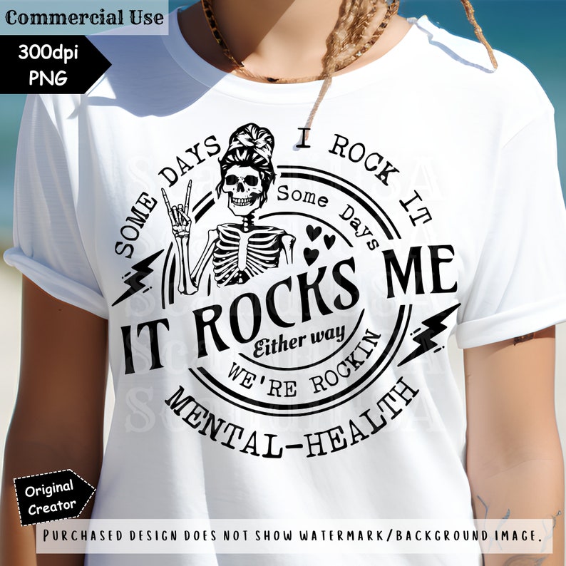 Rockin Mental Health PNG - We Rockin PNG - Mental Health - Survivor ...