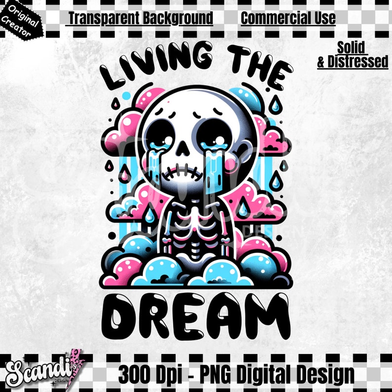 Living the Dream PNG | Snarky Skeleton Png | Sarcastic Png | Funny ...
