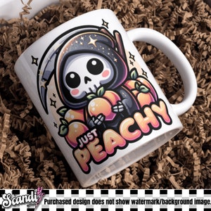 Just Peachy PNG | Snarky Grim Reaper Clipart | Peaches Sublimation ...