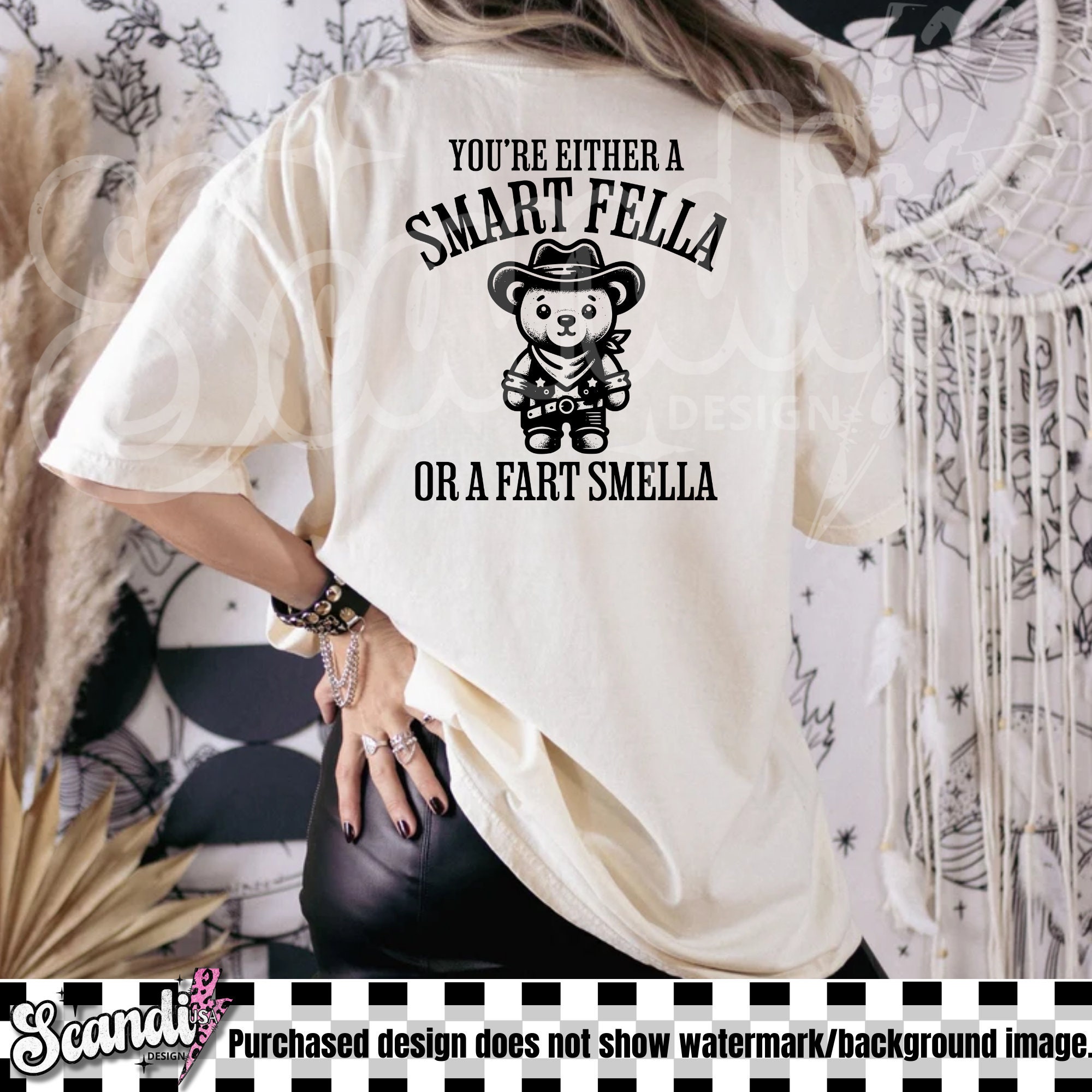 Are You A Smart Fella or Fart Smella | PNG | Retro Cartoon | Weird T ...