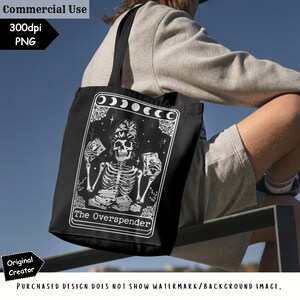 Funny Tarot the Overspender - PNG - Tarot Card PNG - Money PNG - Funny ...