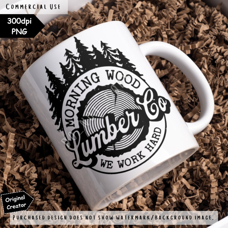 Morning Wood Lumber Co PNG – Funny Husband Design (digital Download) - Etsy