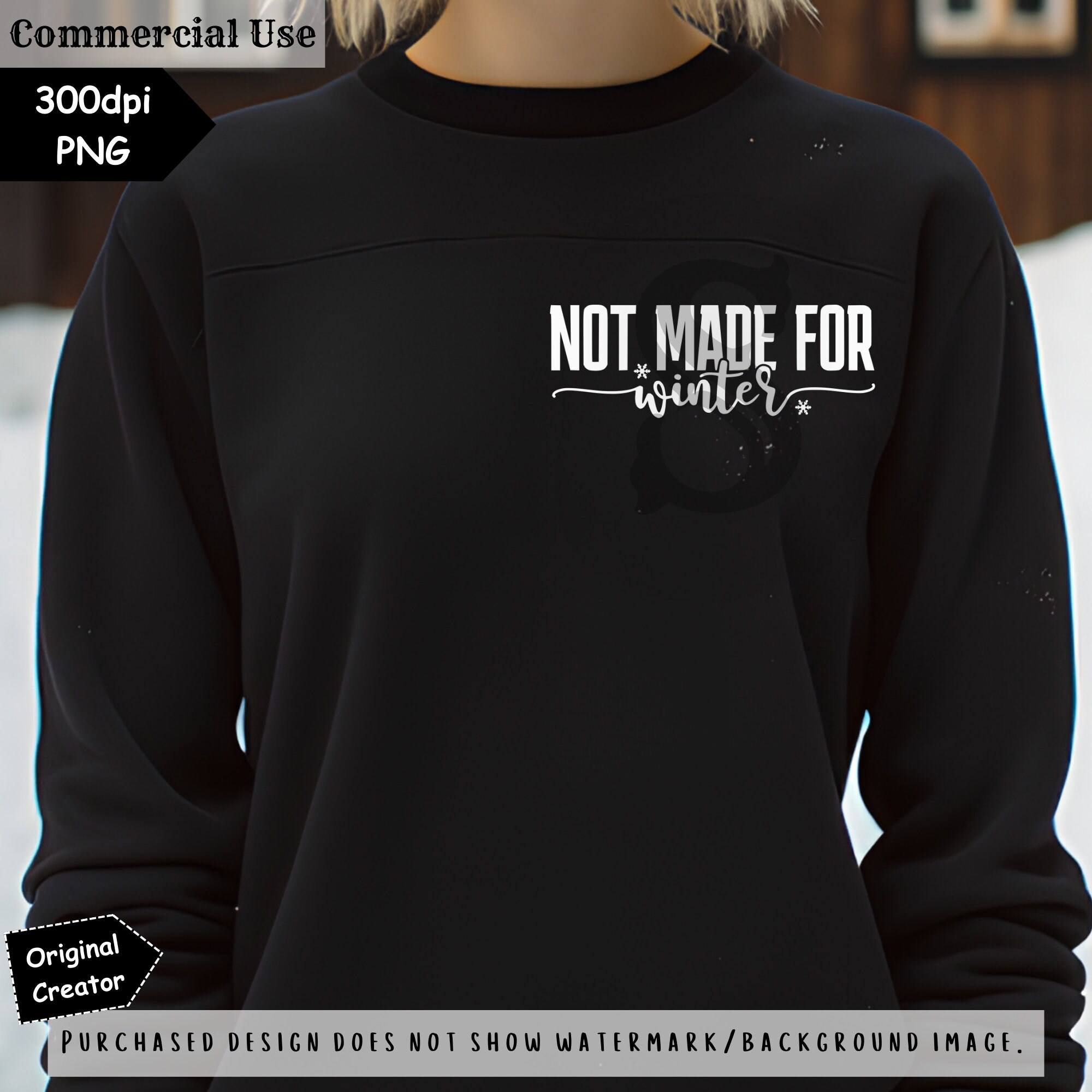Not Made for Winter PNG Sweater Weather PNG Cozy Season - Etsy