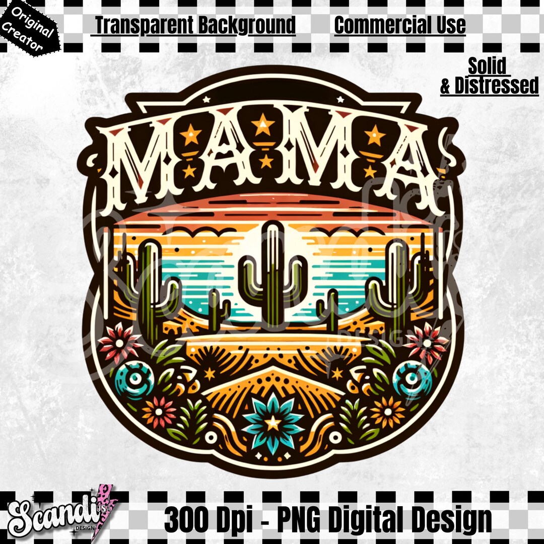 Mama Western Desert PNG | Mother's Day PN | Mama Western Clipart | Mama ...