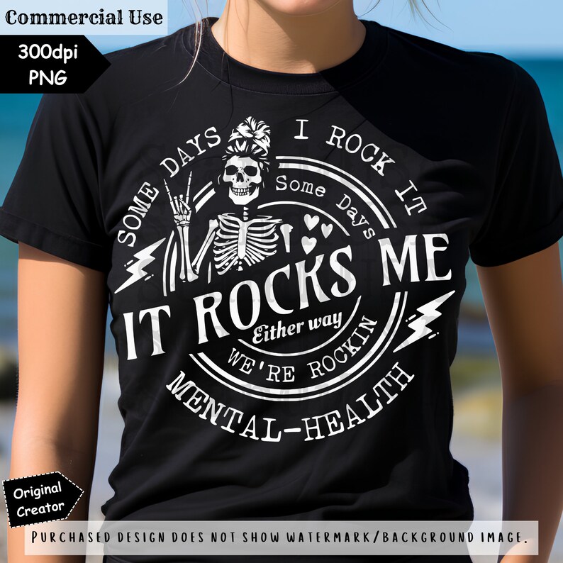 Rockin Mental Health PNG - We Rockin PNG - Mental Health - Survivor ...