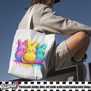 Glitter Easter Peeps Clipart, Cute Bunny Shirt Sublimation Design ...