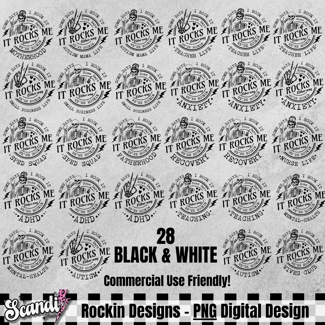 Rockin Bundle | PNG Sublimation | It Rocks Me | Sped Squad | Teacher ...