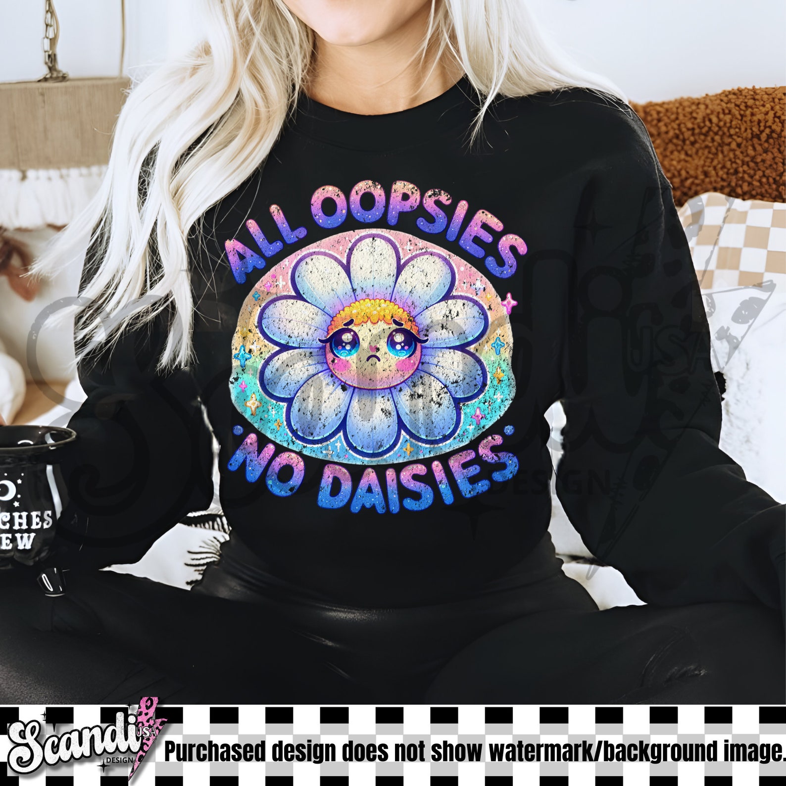 Funny Daisy PNG, All Oopsies No Daisies Sublimation Design, Cute Flower ...