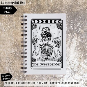 Funny Tarot the Overspender - PNG - Tarot Card PNG - Money PNG - Funny ...