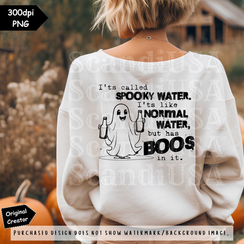 It's Called Spooky Water PNG It's Like Normal Water - Etsy