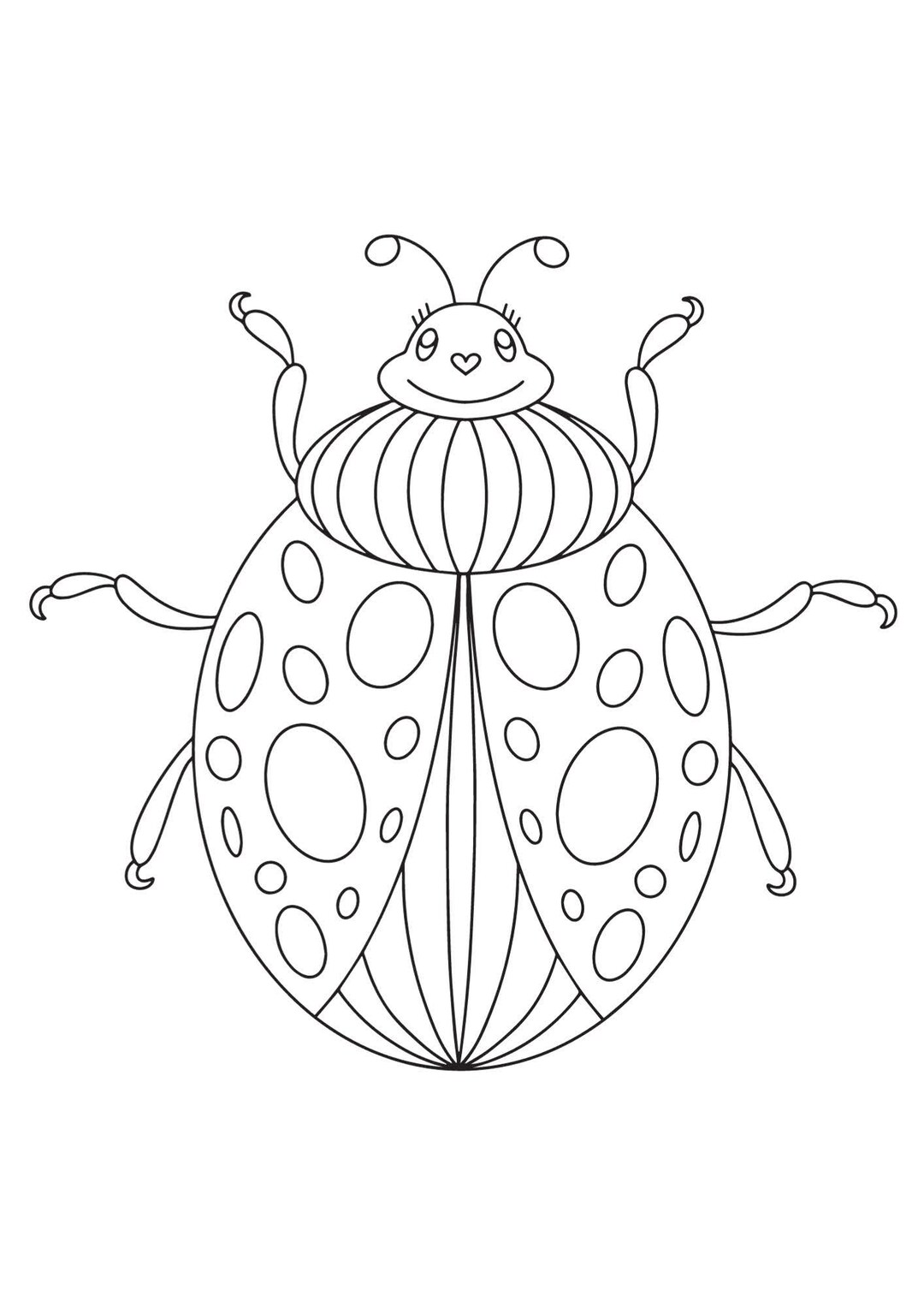 Coloring Pages of Cute Bug for Kids Nursery Coloring Pages BUG Lover's ...