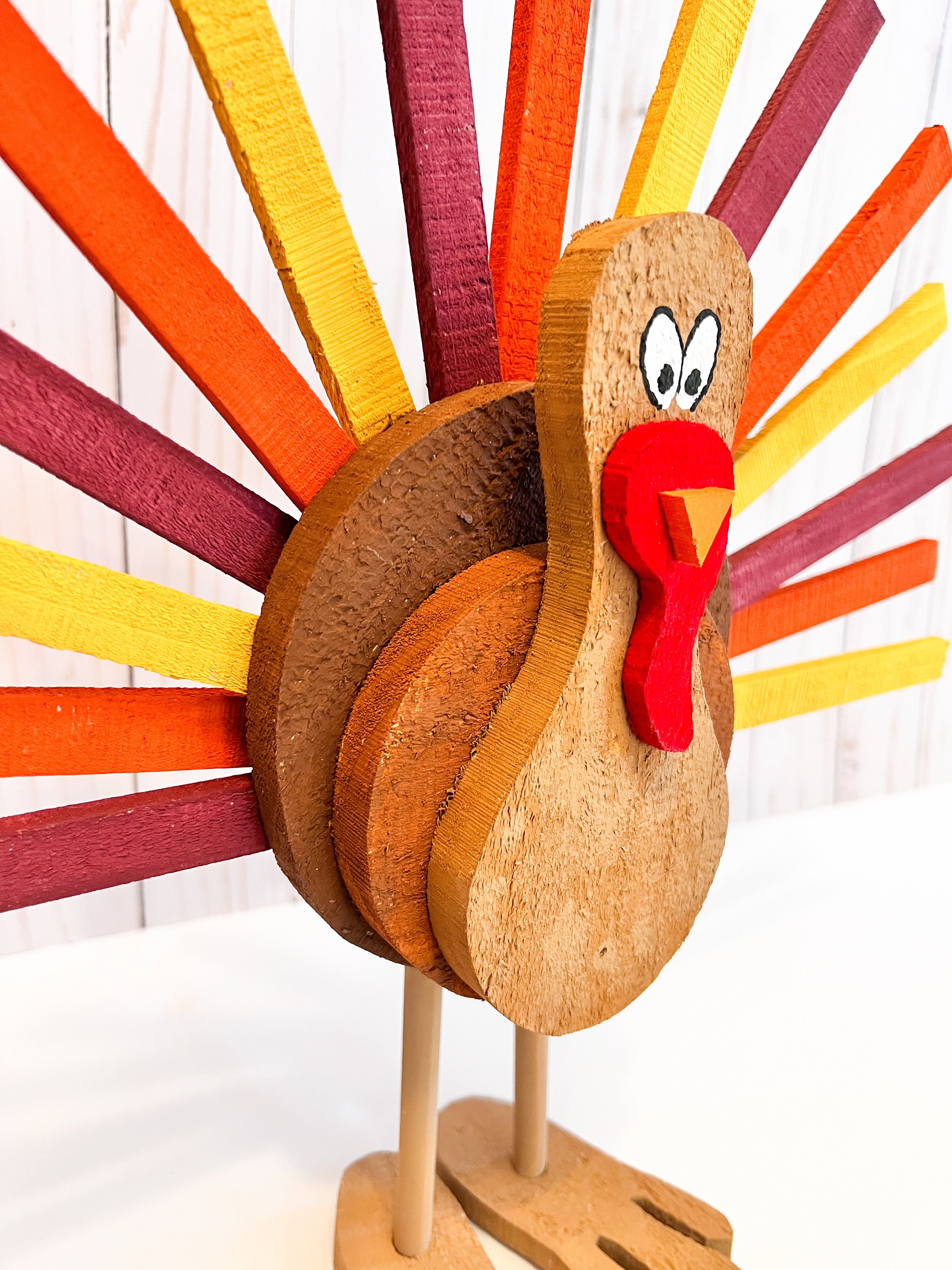 Wood Turkey Decor, Thanksgiving Turkey, Thanksgiving Decor, Wood Turkey ...