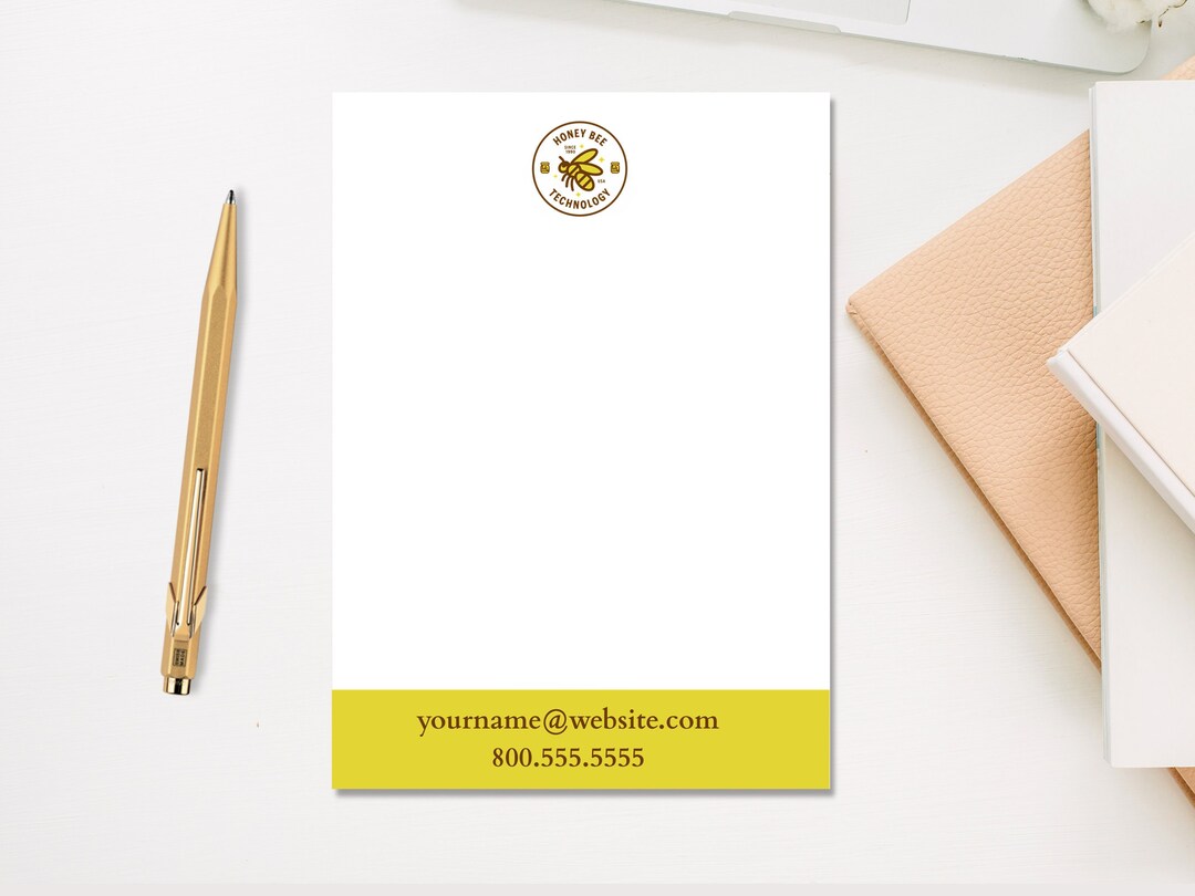 Bulk Notepads Business 5x7 or Custom Professional Personalized ...