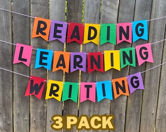 1 PACK Classroom Subject Title Banner, Learning Wall Title, Bulletin ...