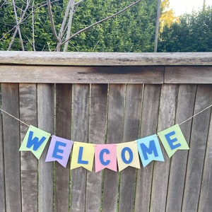 Custom Banner Pastel, Personalised Banner - Etsy