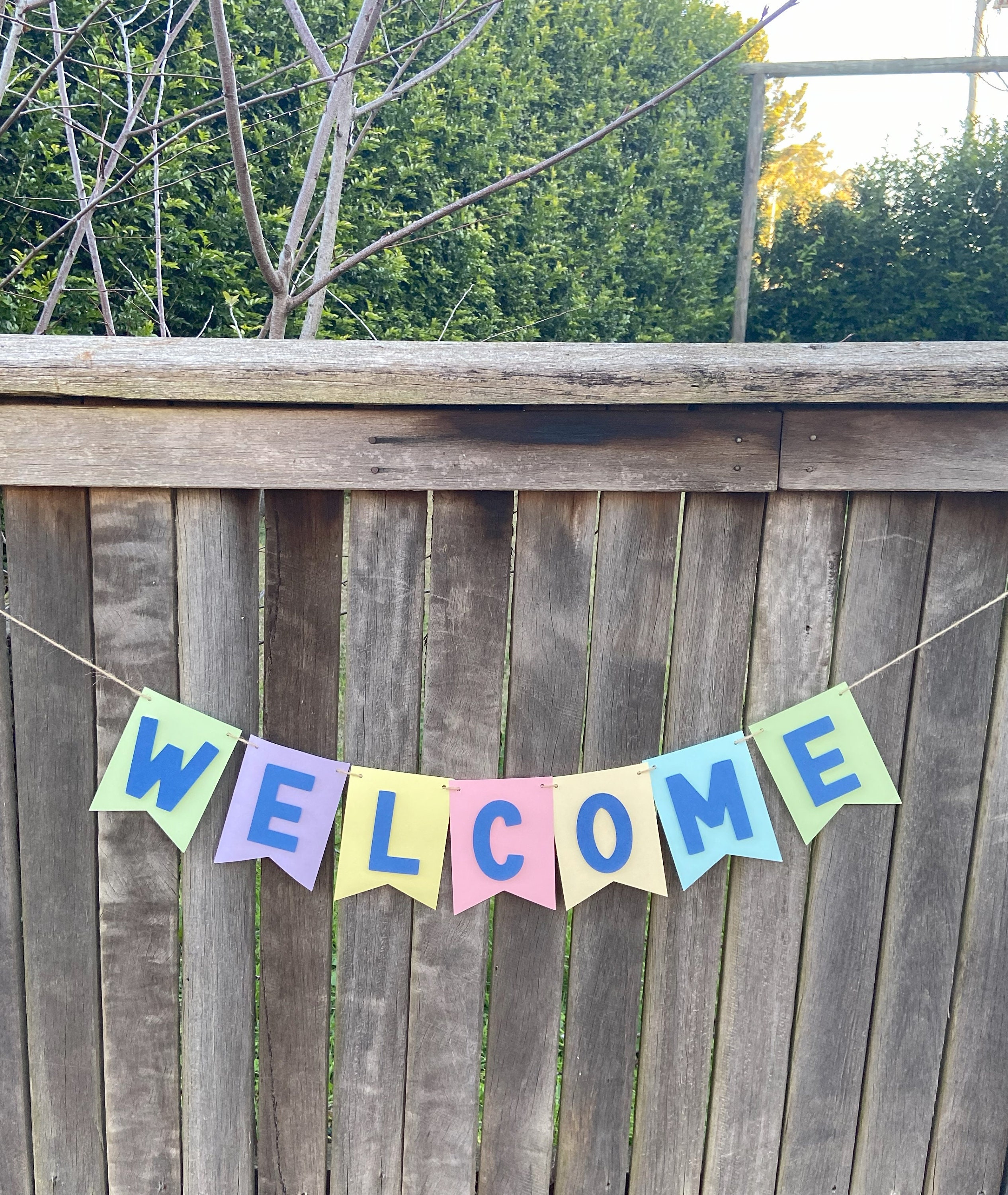 Custom Banner Pastel, Personalised Banner - Etsy