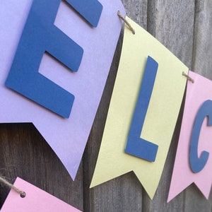 Custom Banner Pastel, Personalised Banner - Etsy