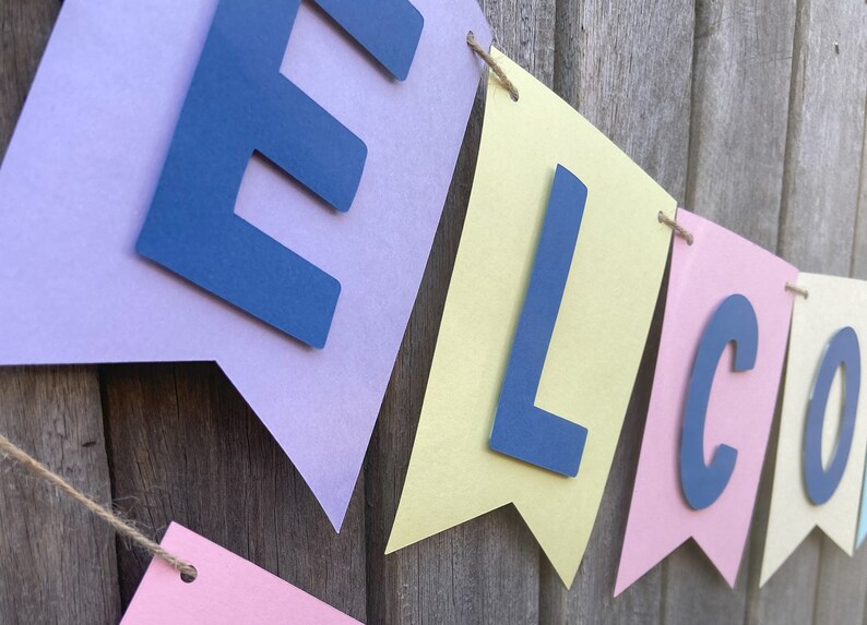 Custom Banner Pastel, Personalised Banner - Etsy