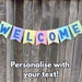 Custom Banner Pastel, Personalised Banner - Etsy