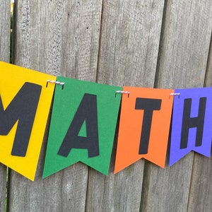 5 PACK Classroom Subject Title Banner, Learning Wall Title, Bulletin ...