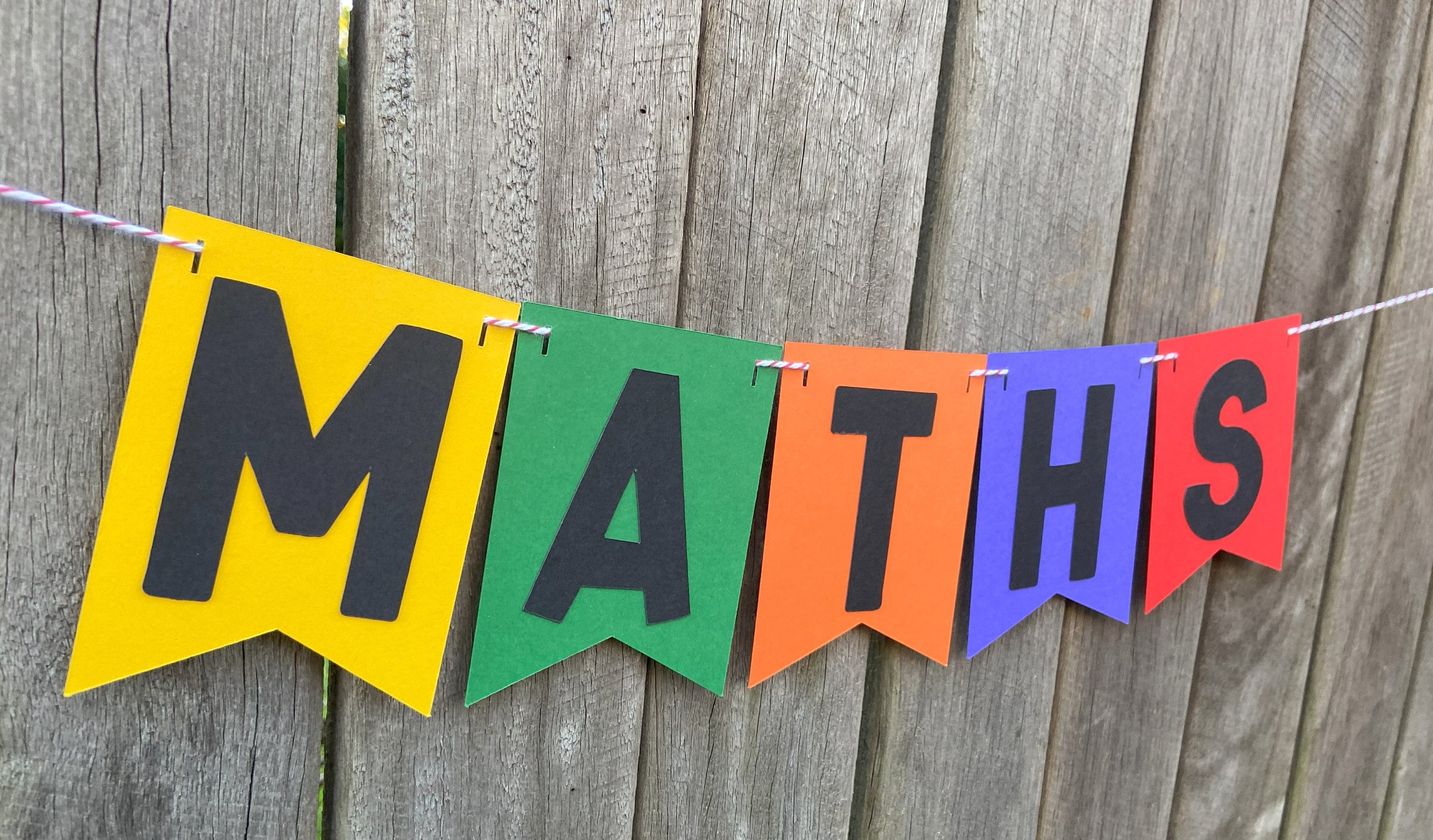 5 PACK Classroom Subject Title Banner Learning Wall Title - Etsy