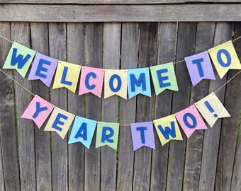 Welcome to Our Classroom Banner (soft Pastel Colour Palette) - Digital ...