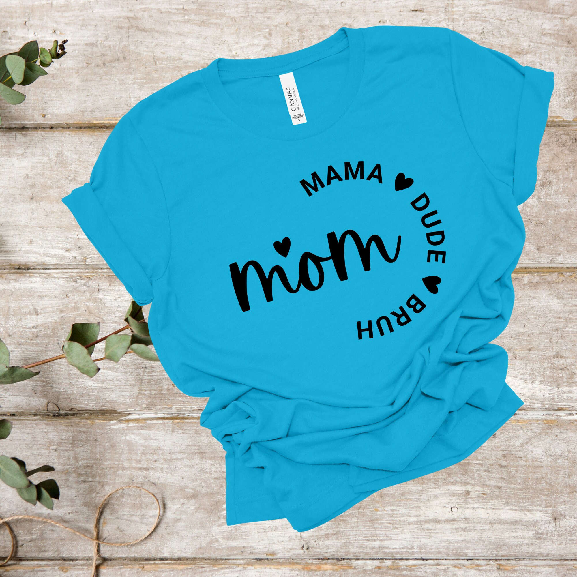 Mom Mama Dude Bruh Shirt Life With A Teenager Tee Mom - Etsy