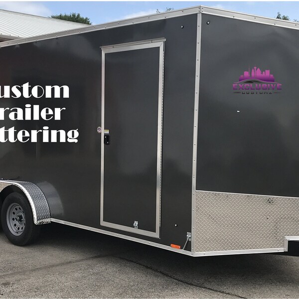 Trailer Vinyl Decal - Etsy