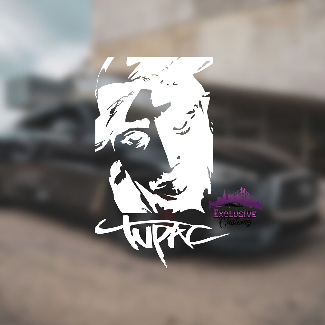 Tupac Shakur Decal - Etsy