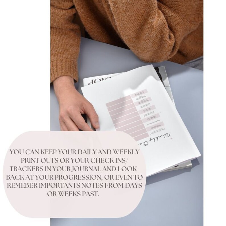 Printable Planner Set, Daily Planner, Weekly Planner, Printout, Weekly ...