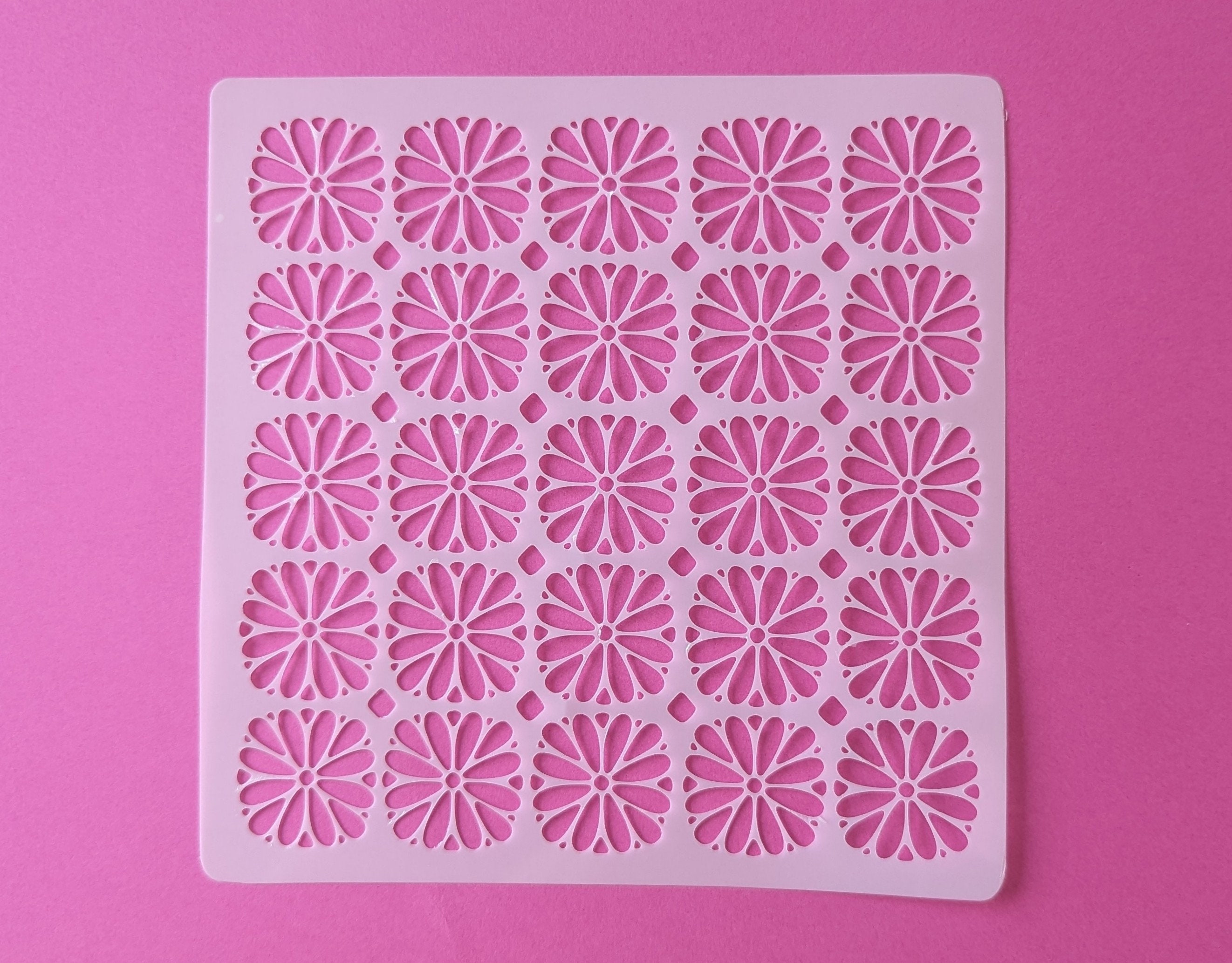 Stencil Pack - Floral Abstract Flower Stencils Bundle • 3 Piece Set ...