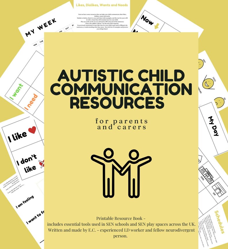 Autistic Child Communication Resources - Digital Download - Etsy