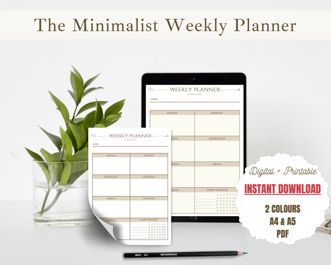 Digital Weekly Planner Printable Muslim Daily Planner Daily Islamic ...