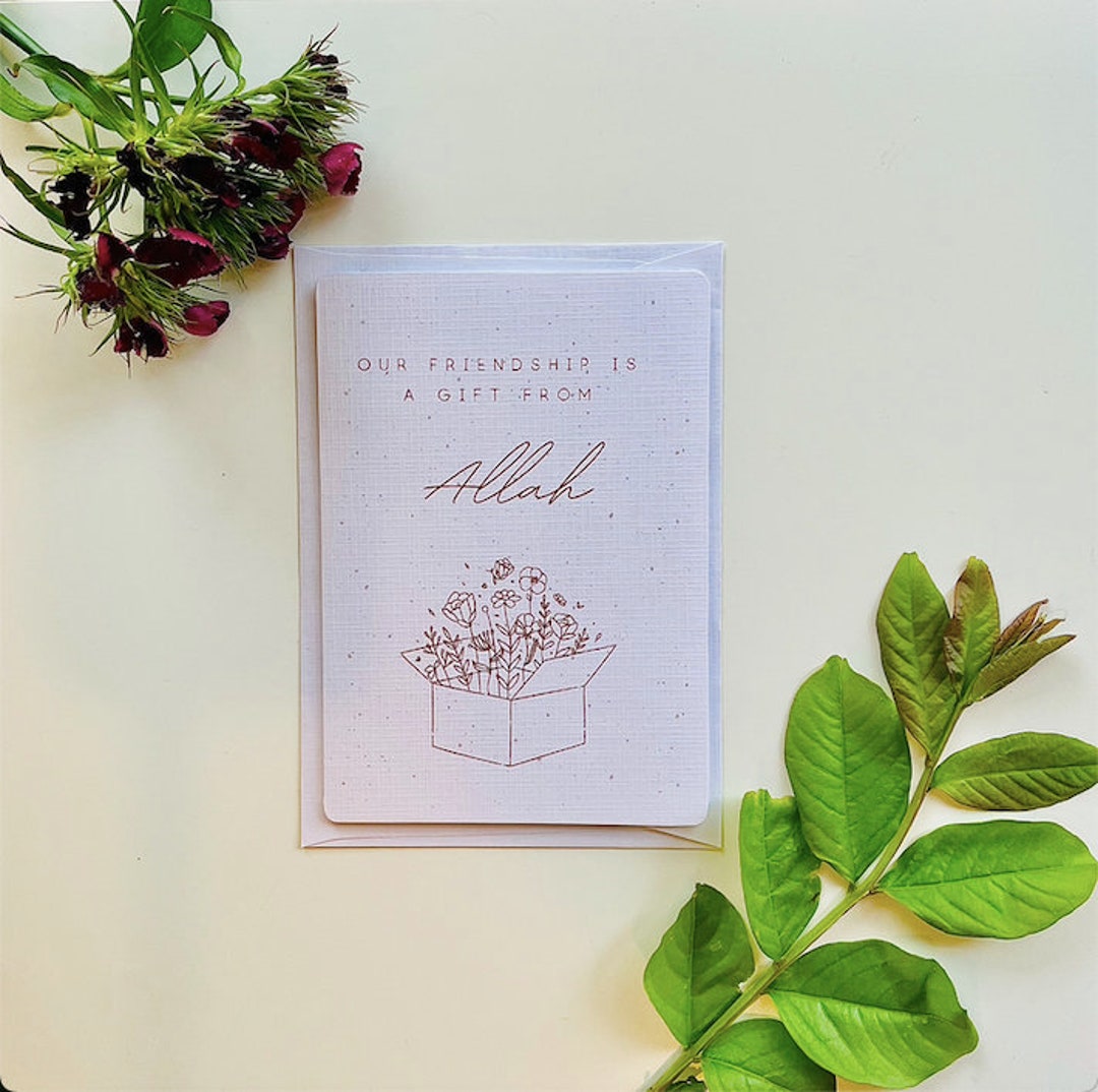 Islamic Greeting Card for Friend Friendship Greeting Card Muslim Best ...