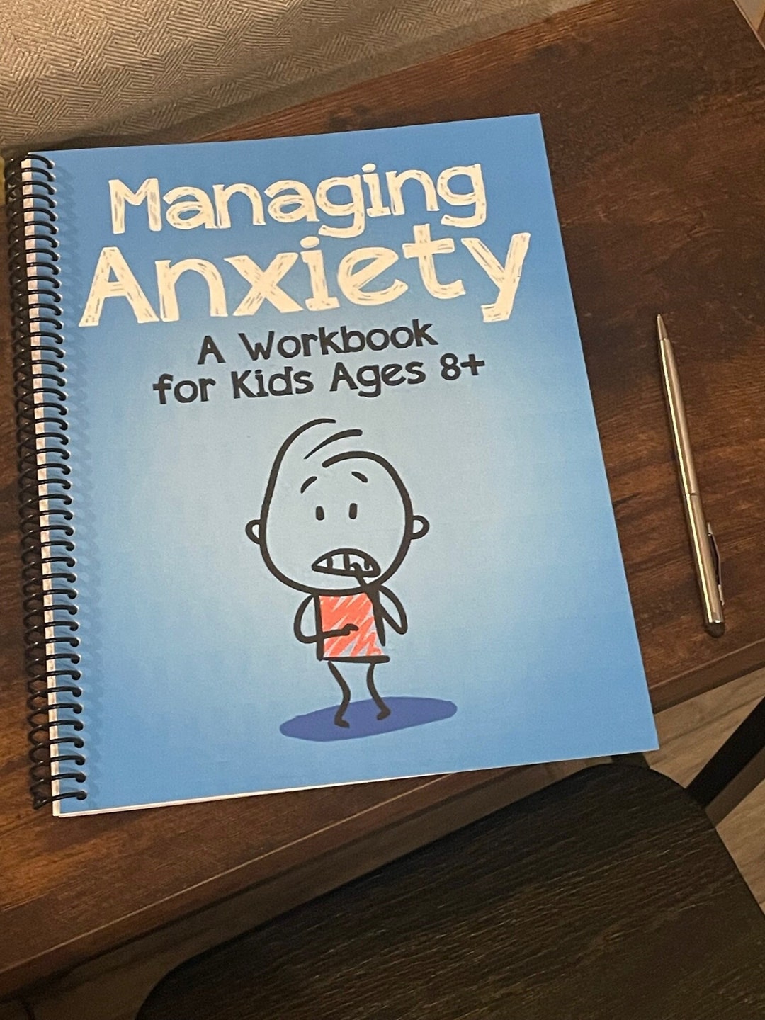 Managing Anxiety: A Workbook for Kids Ages 8+ - Etsy