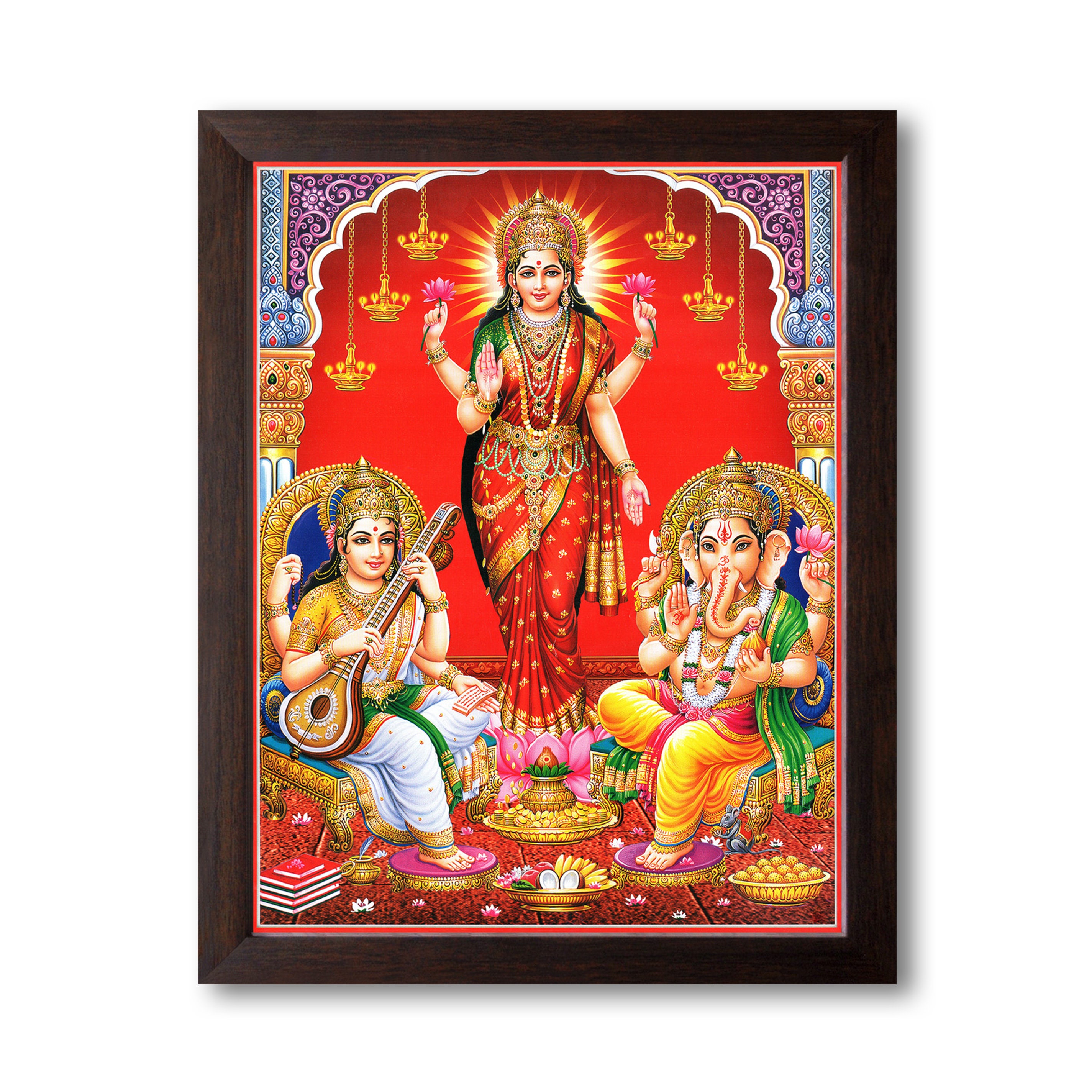 Lakshmi Ganesh Saraswati Hd Wallpapers Laxmi/Lakshmi With Ganesh