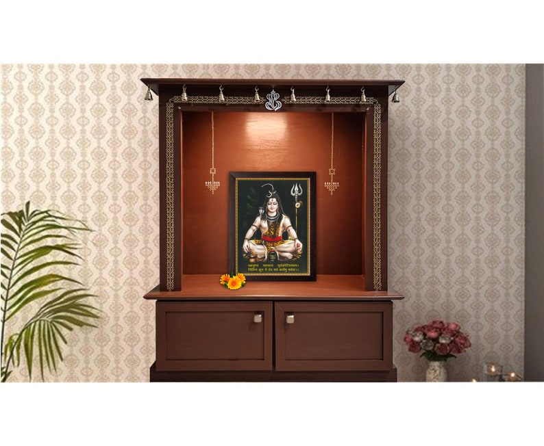 Lord Shiva in Meditation and Shivling Painting, HD Printed Religious ...
