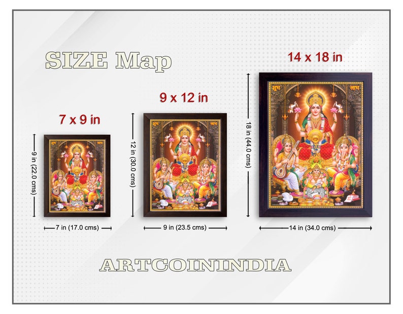 Lord Kuber With Goddess Laxmi, Saraswati and Lord Ganesha, HD Printed ...