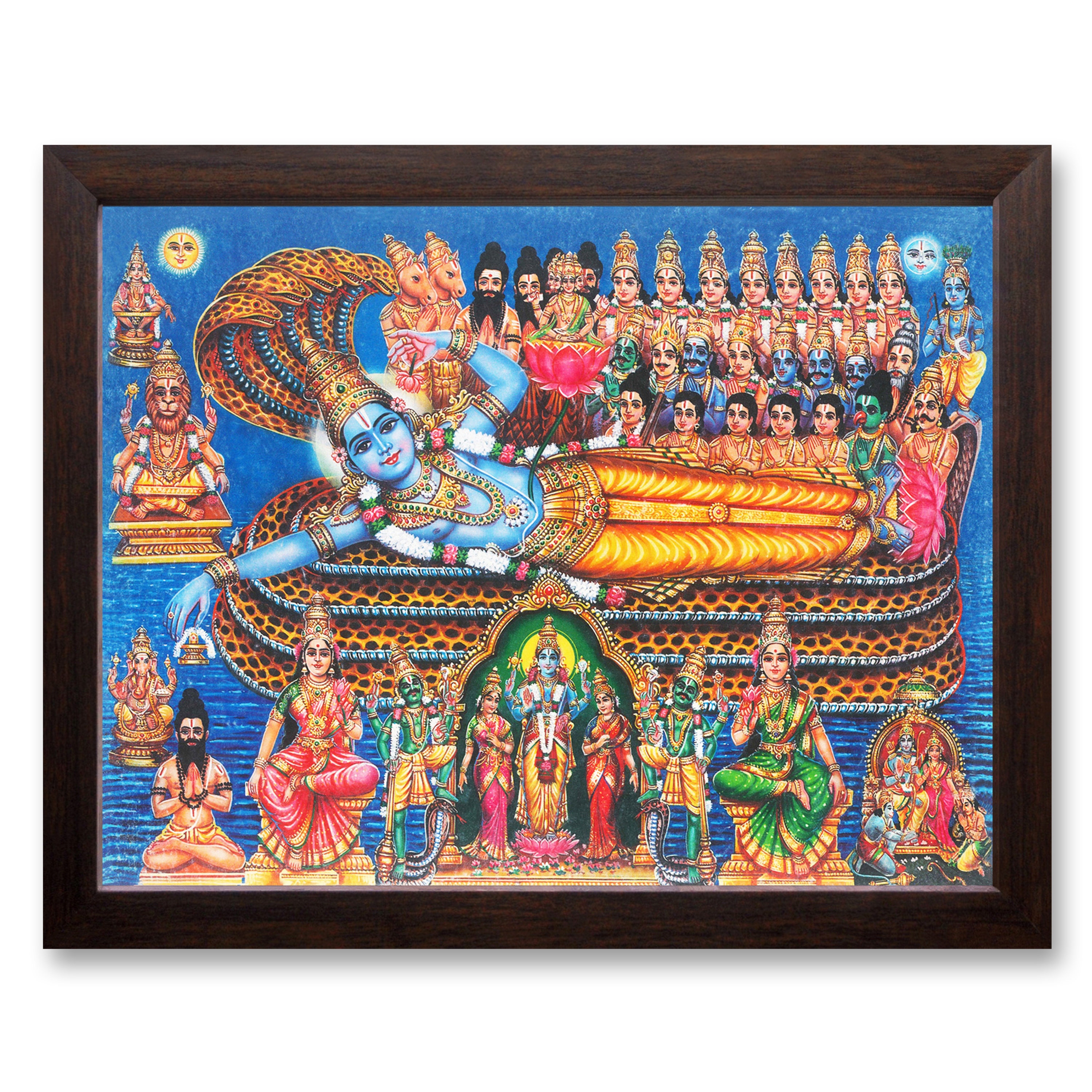 Unique Picture of Lord Vishnu Avatar and Various God, HD Printed ...
