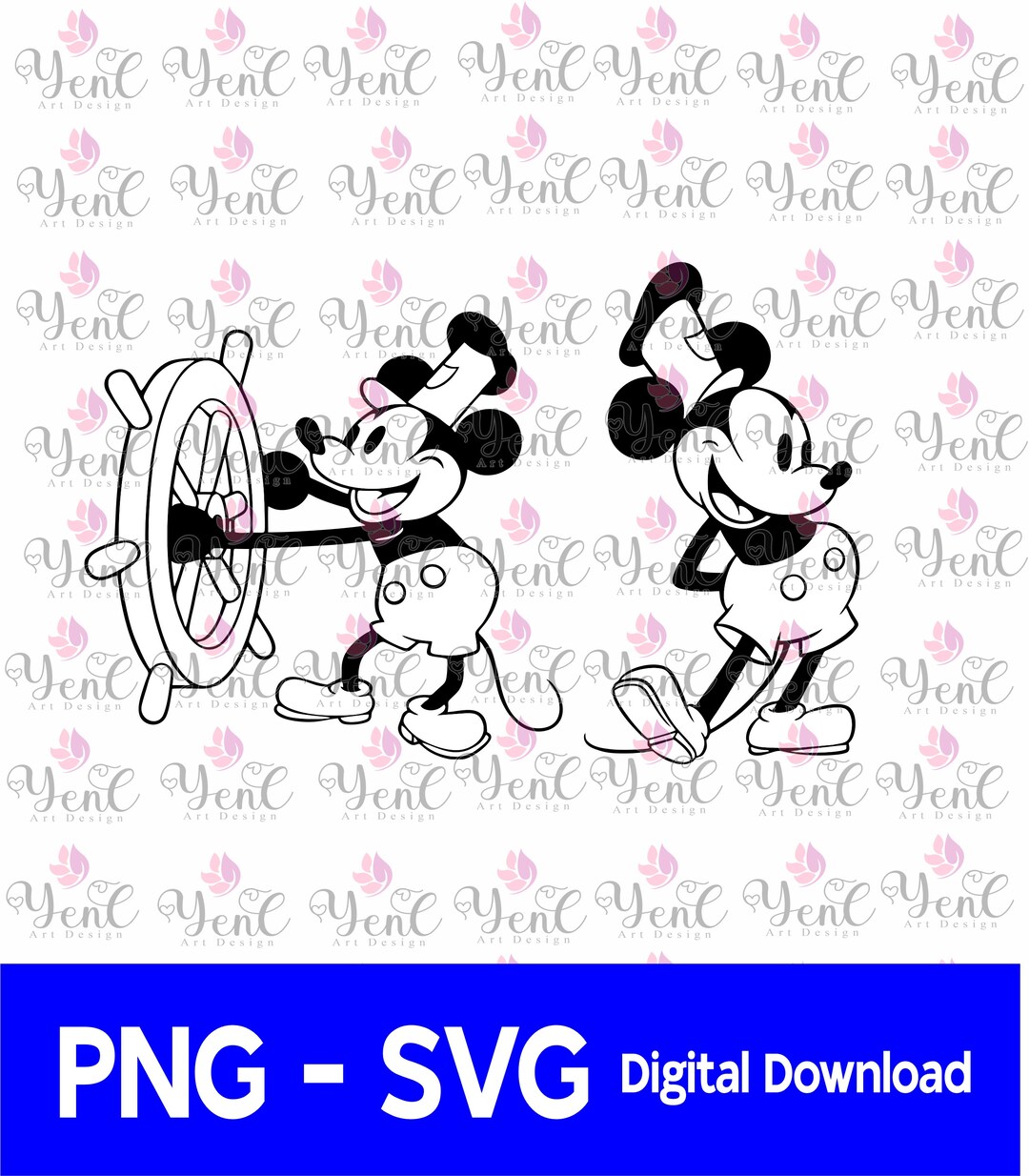 Steamboat Willie Svg, Png, Digital Download - Etsy