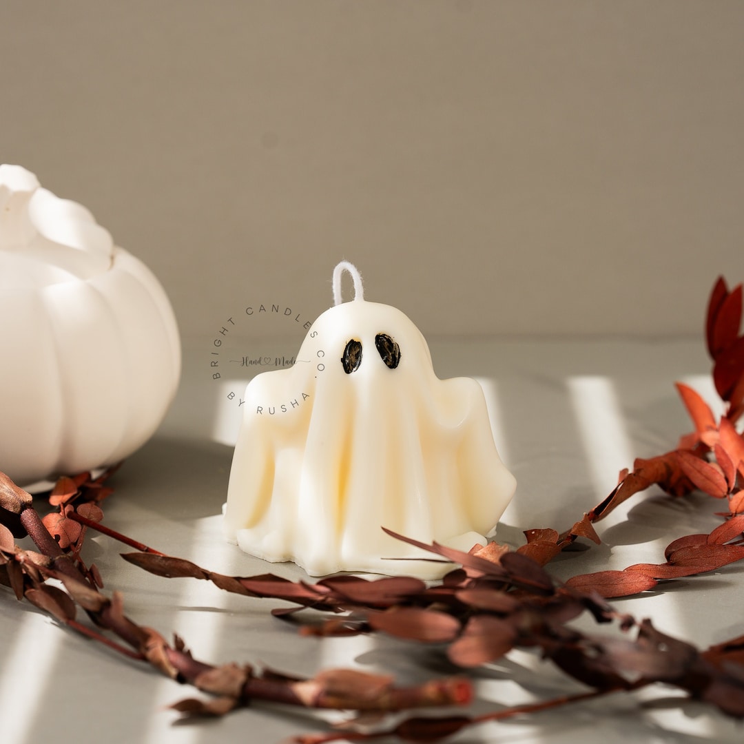 Halloween Candle | Ghost Candle | Ghost Soy Wax Candle | Ghost ...