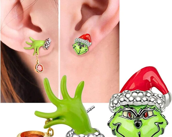 Earrings Inspired by How the Grinch Stole Christmas Featuring the ...