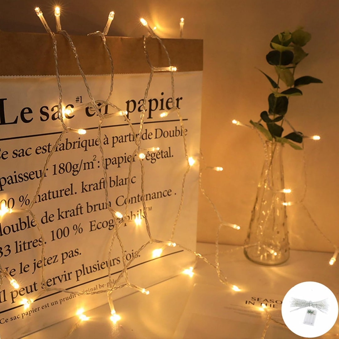 30 LED Christmas Lights 9.84ft 3AA Fairy Lights Battery Operated String ...