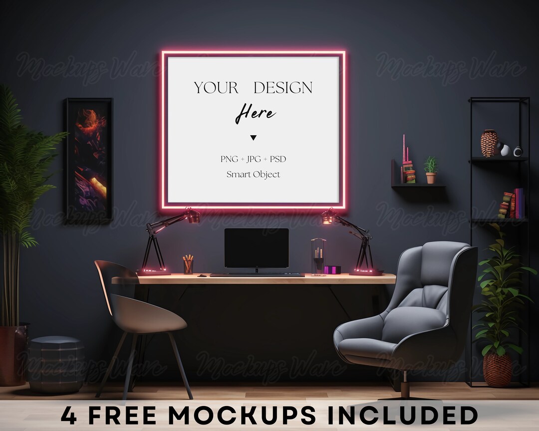 Gamer Room Frame Mockup Gamer Frame Mockup Gamer Room - Etsy