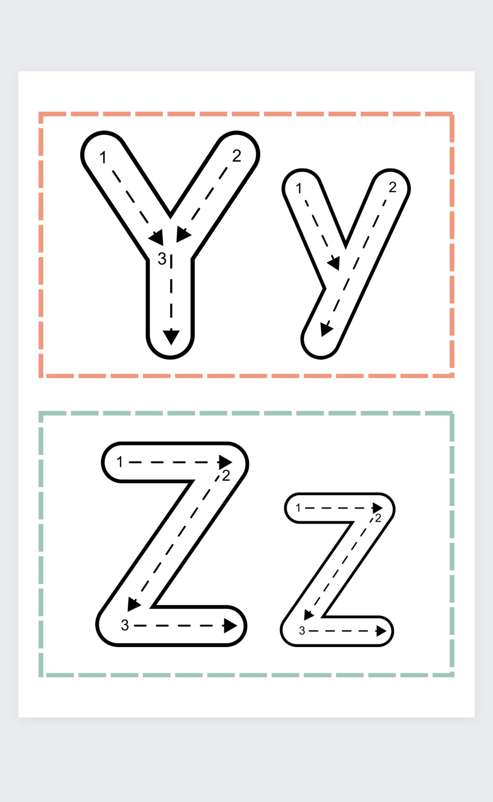 Trace It, Write It, Learn It. Kids Learning Prints, Home Education ...