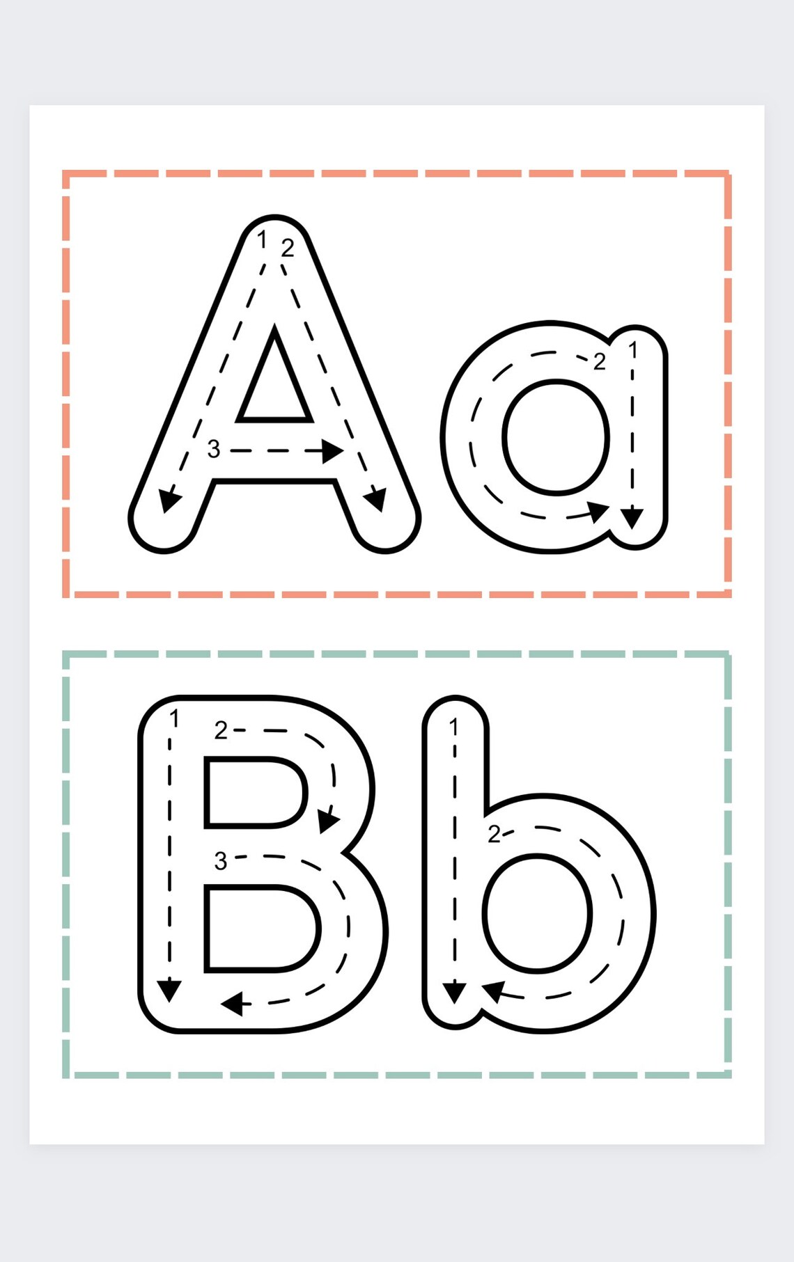 Trace It, Write It, Learn It. Kids Learning Prints, Home Education ...