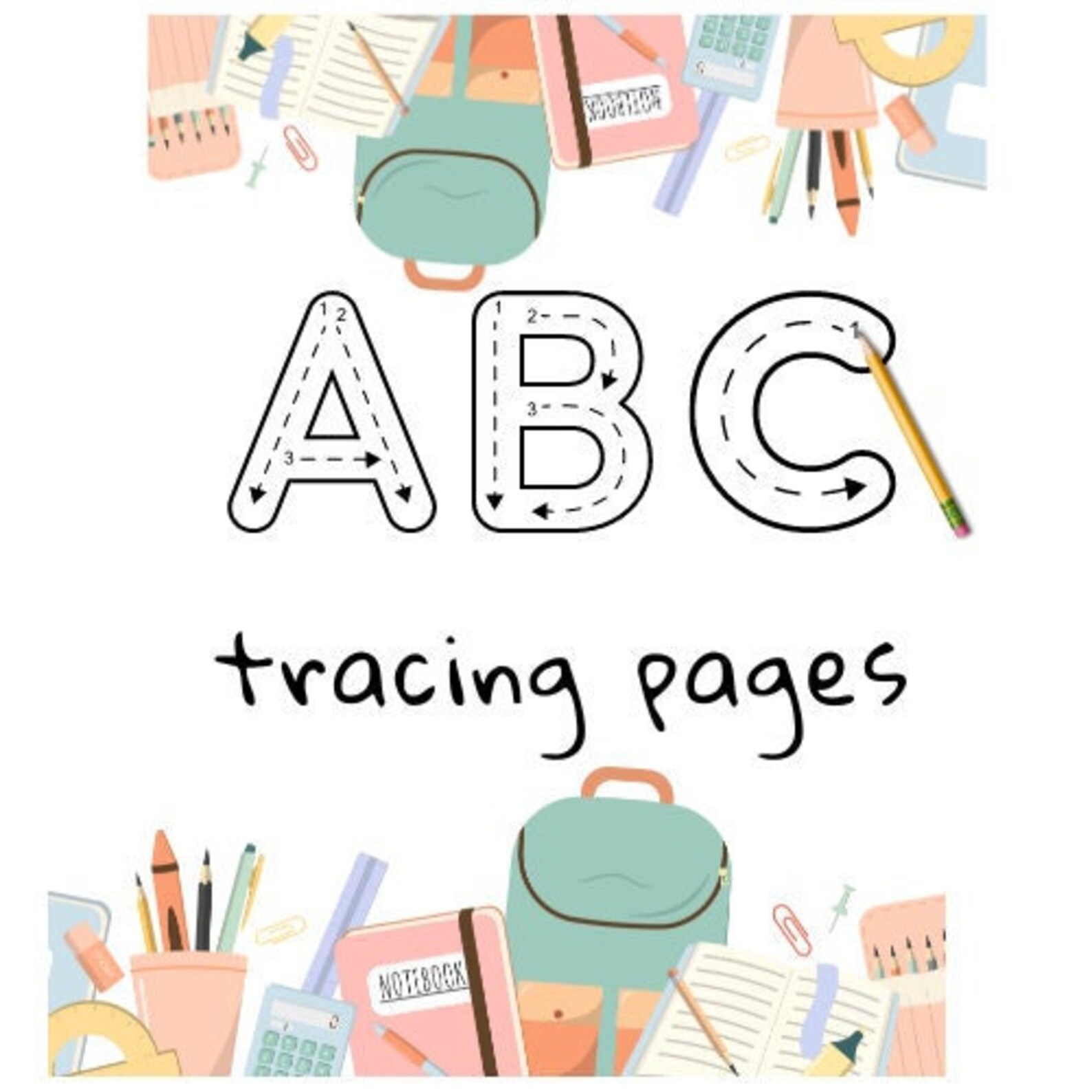 Trace It, Write It, Learn It. Kids Learning Prints, Home Education ...