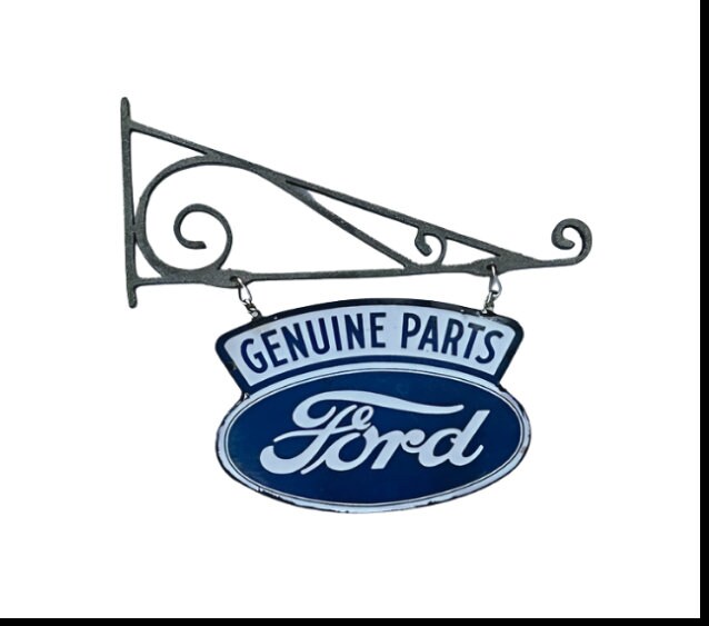 Double-sided Metal Sign genuine Parts Ford for - Etsy