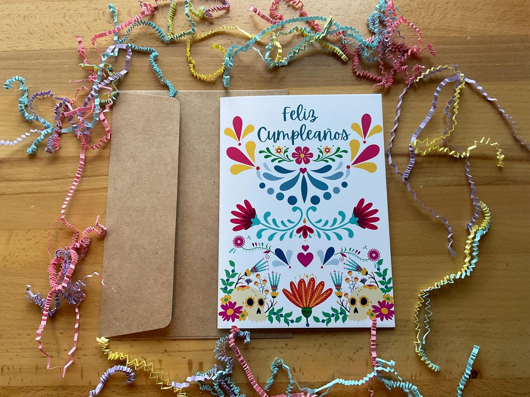 Feliz Cumpleaños Greeting Card – Bright and Cheerful Birthday Wishes ...