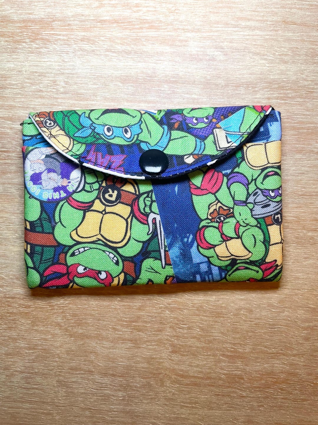 Ninja Turtles Wallet TMNT ID Wallet Mini Card Holder Fabric Card Wallet ...